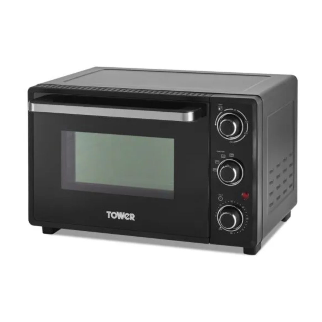 Tower T14043 23L Mini Oven - Black - Kettle and Toaster Man