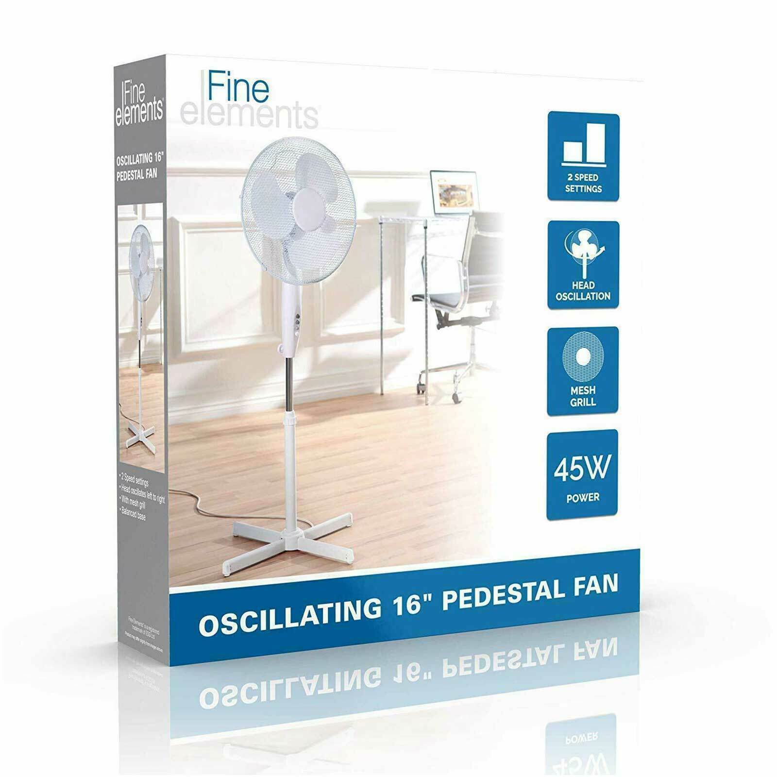 Fine Elements Pedestal Fan 16 inch - Kettle and Toaster Man