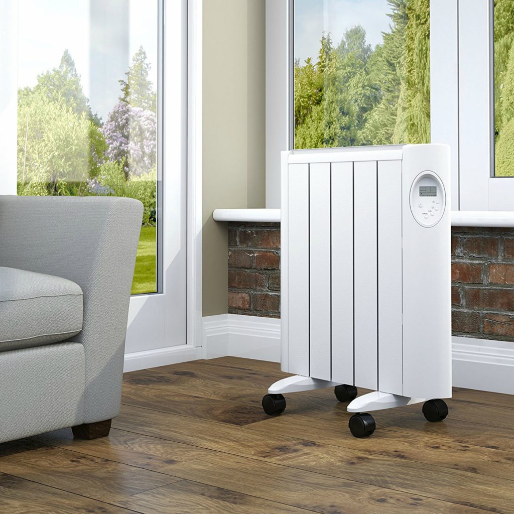 Pifco P37001 1000W 5 Fin Ceramic Heater with LCD Control