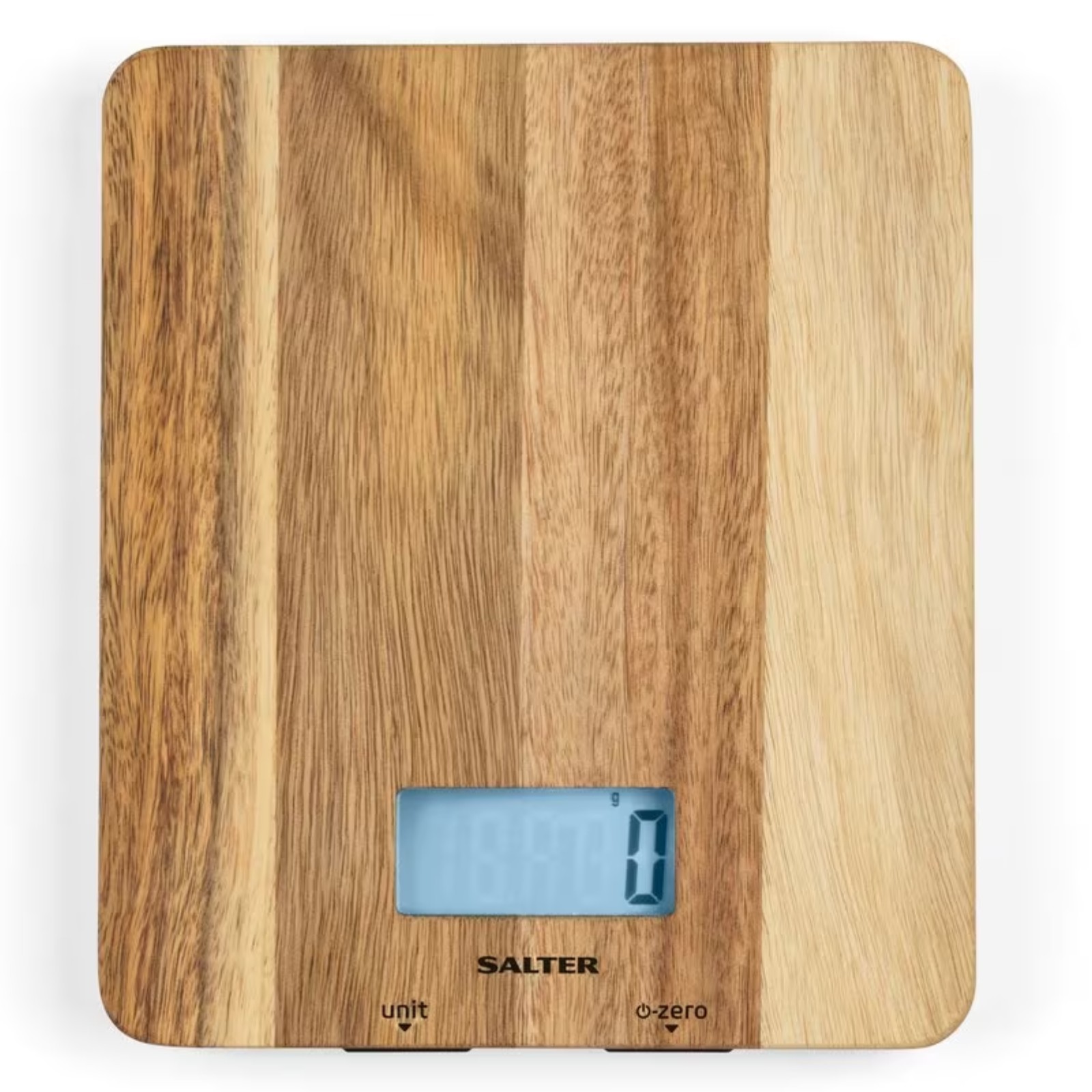 Salter SA00493 Acacia Wood Kitchen Scale - Kettle and Toaster Man