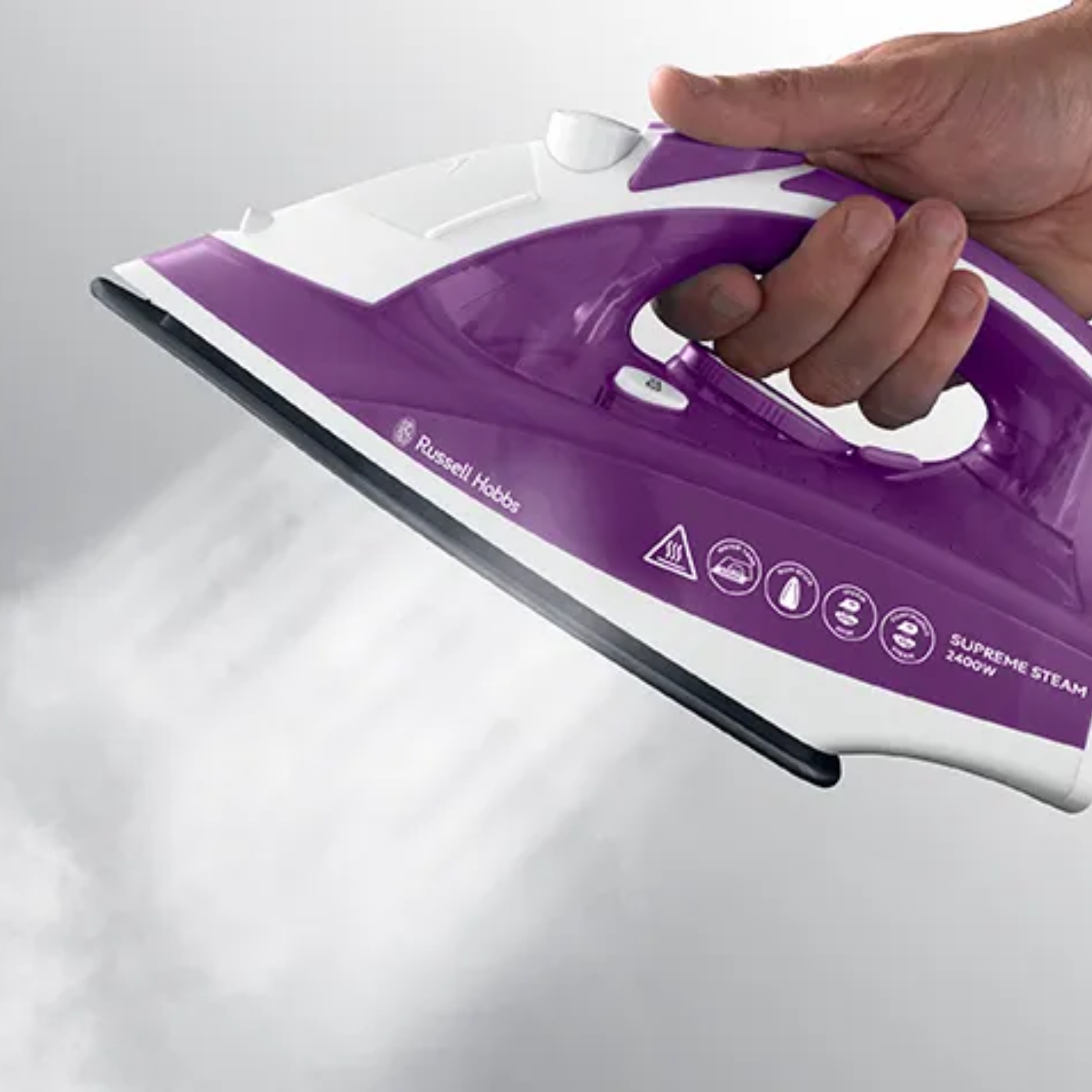 Russell Hobbs 23062 Supreme Steam 2400w Purple - Kettle and Toaster Man