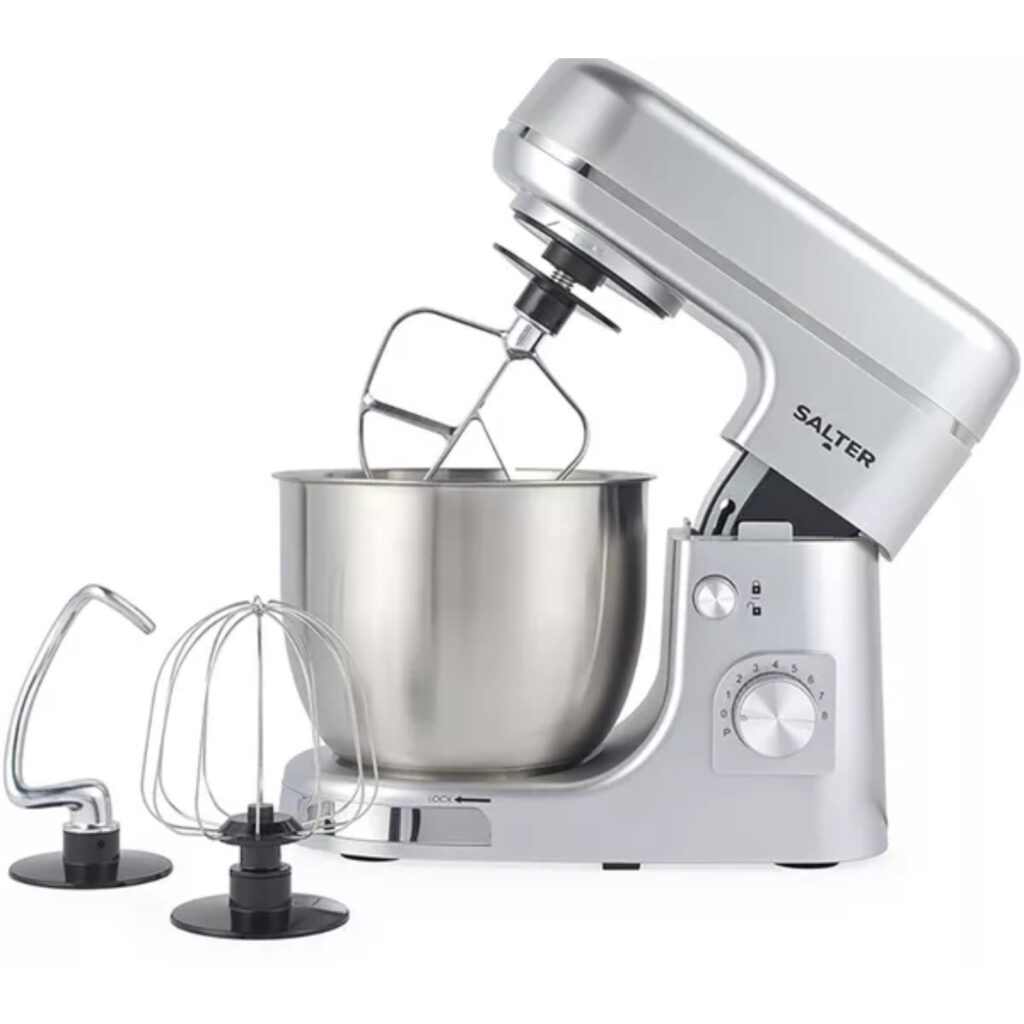 Salter EK6147MMS Aspen Stand Mixer Silver - Kettle and Toaster Man