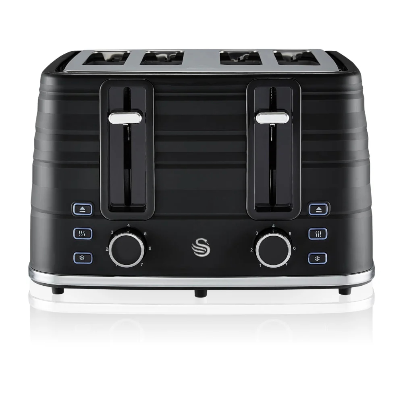 Swan ST31054BN Symphony 4 Slice Toaster Black - Kettle and Toaster Man